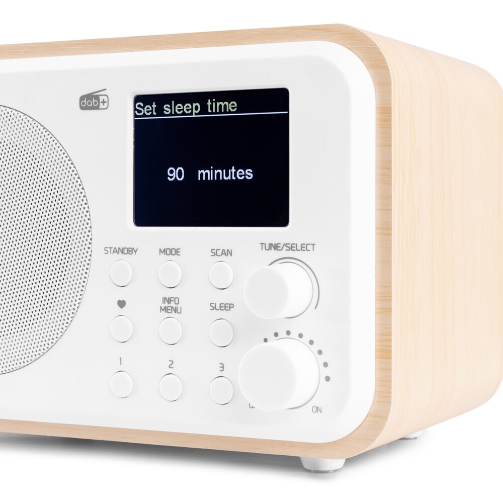 Milan DAB+ Radio with Battery White – Audizio