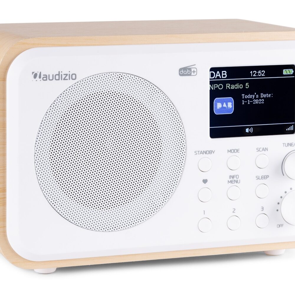 Milan DAB+ Radio with Battery White – Audizio