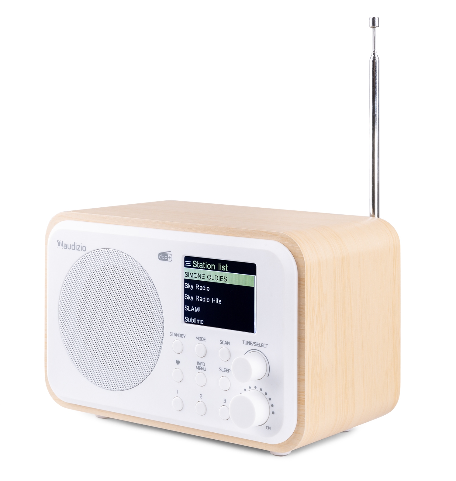 Milan DAB+ Radio with Battery White – Audizio