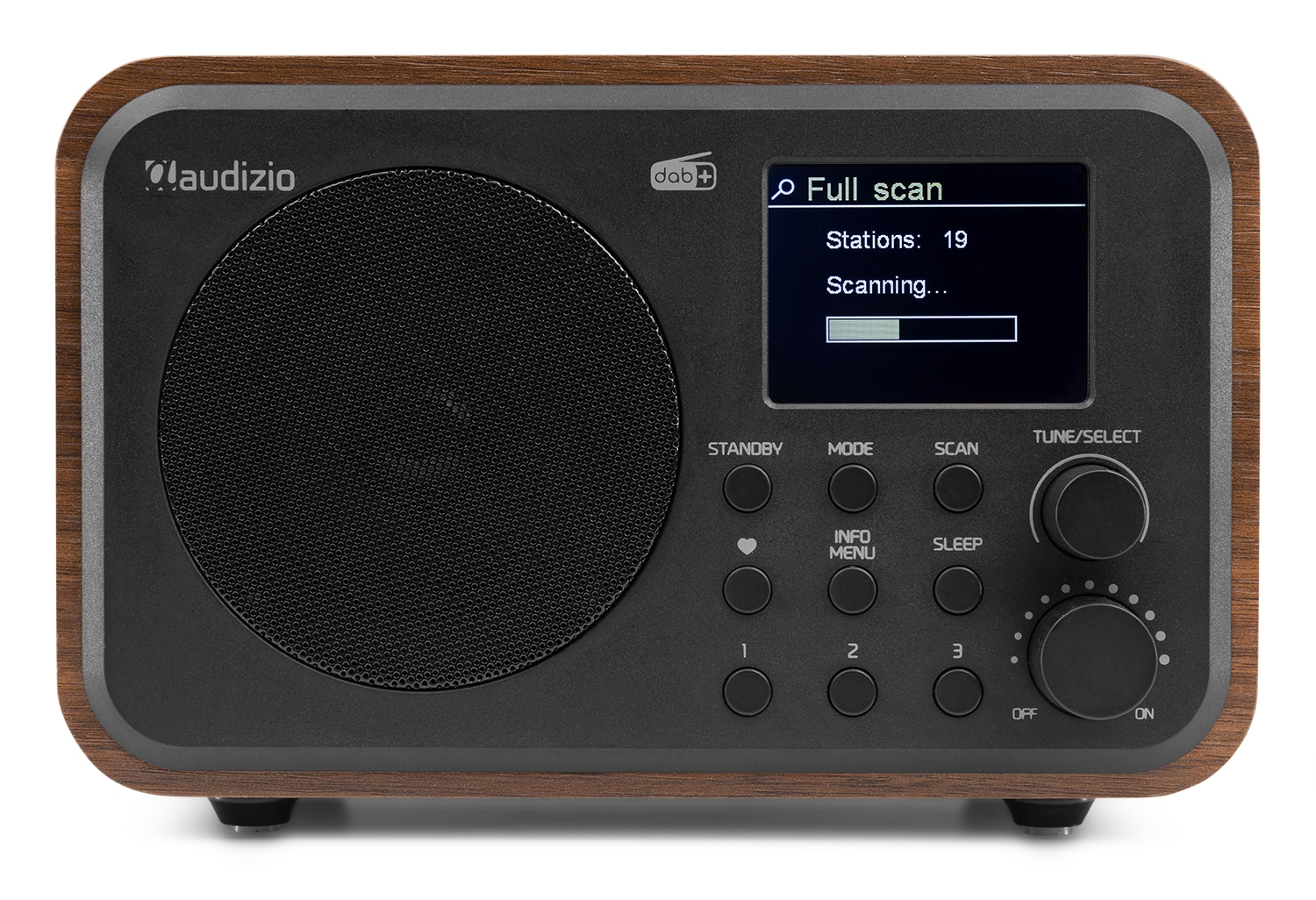 Milan DAB+ Radio with Battery Wood – Audizio
