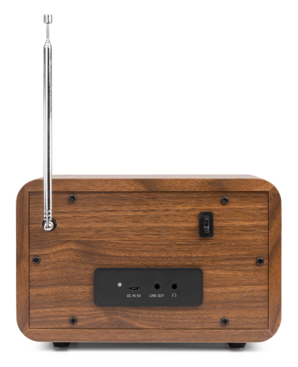 Milan DAB+ Radio with Battery Wood – Audizio