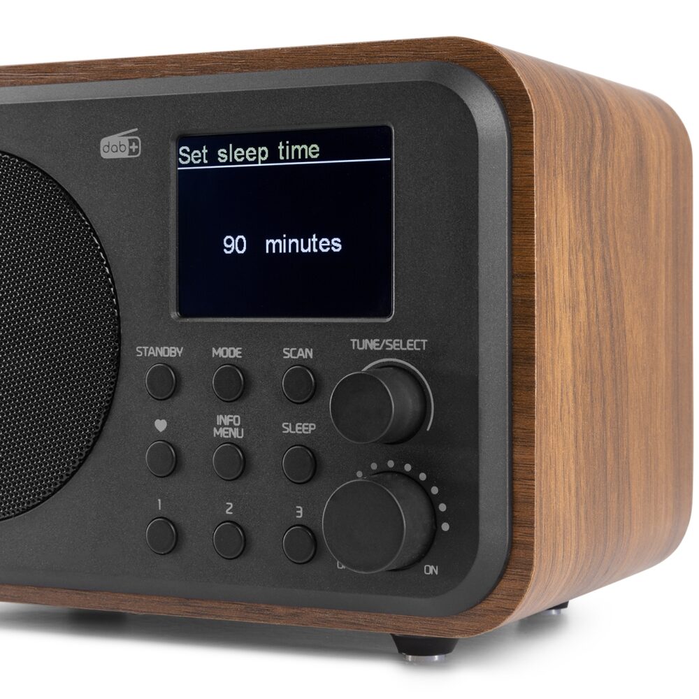 Milan DAB+ Radio with Battery Wood – Audizio
