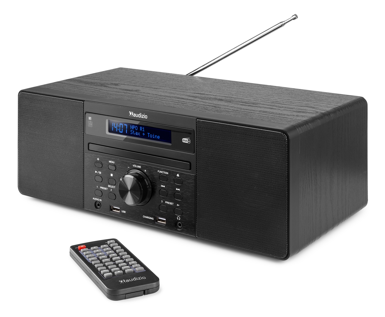 Prato All-in-One Music System CD/DAB+ Black – Audizio