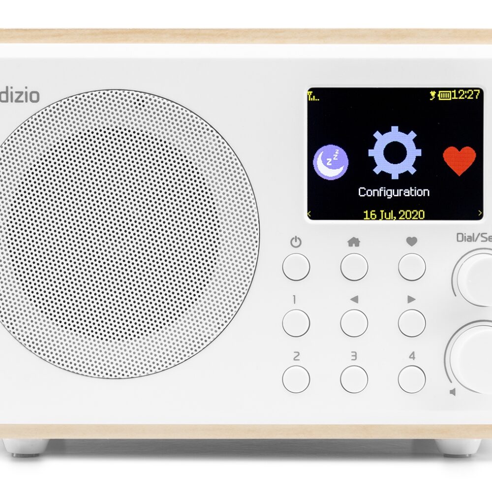 Venice WIFI Internet Radio with Battery White – Audizio