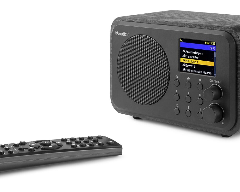 Venice WIFI Internet Radio with Battery Black – Audizio