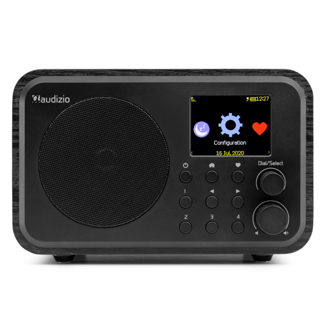 Venice WIFI Internet Radio with Battery Black – Audizio