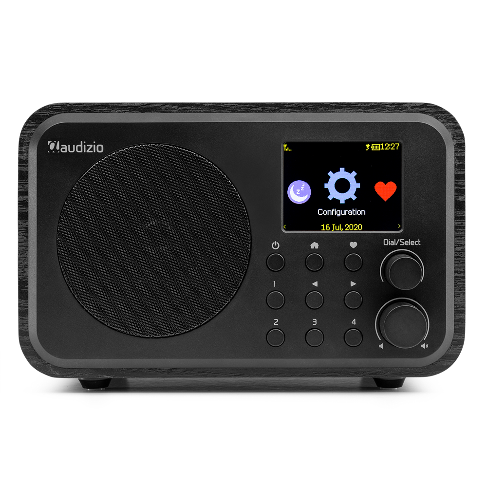 Venice WIFI Internet Radio with Battery Black – Audizio