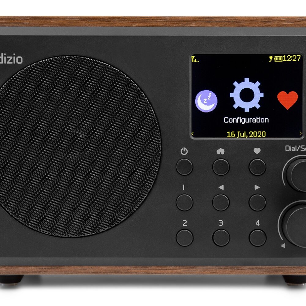 Venice WIFI Internet Radio with Battery Wood – Audizio