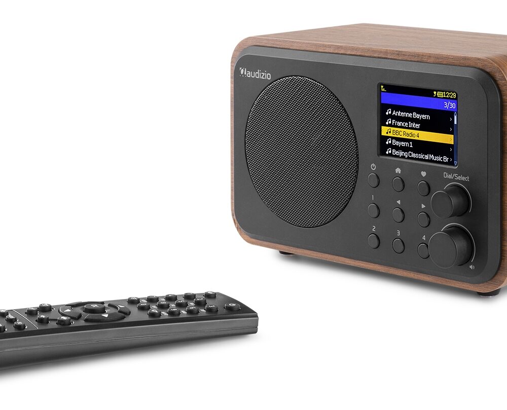 Venice WIFI Internet Radio with Battery Wood – Audizio