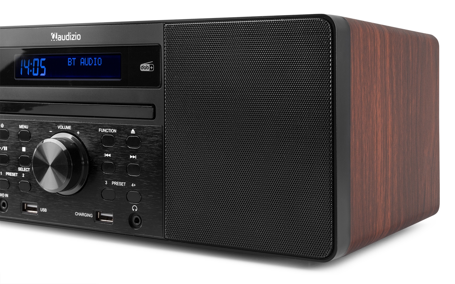 Prato All-in-One Music System CD/DAB+ Wood – Audizio