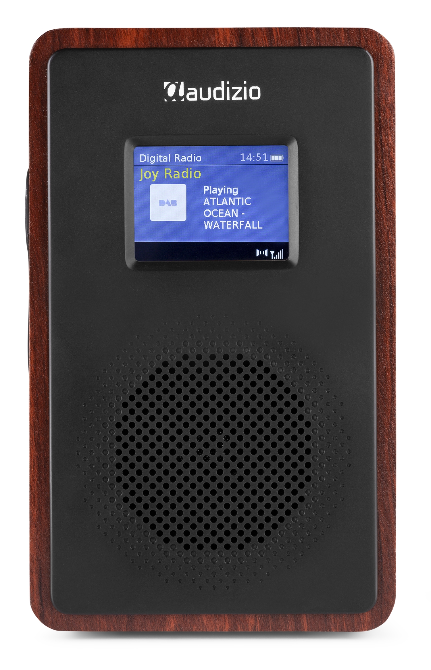 Modena Portable DAB+ Radio with Battery Dark Wood – Audizio