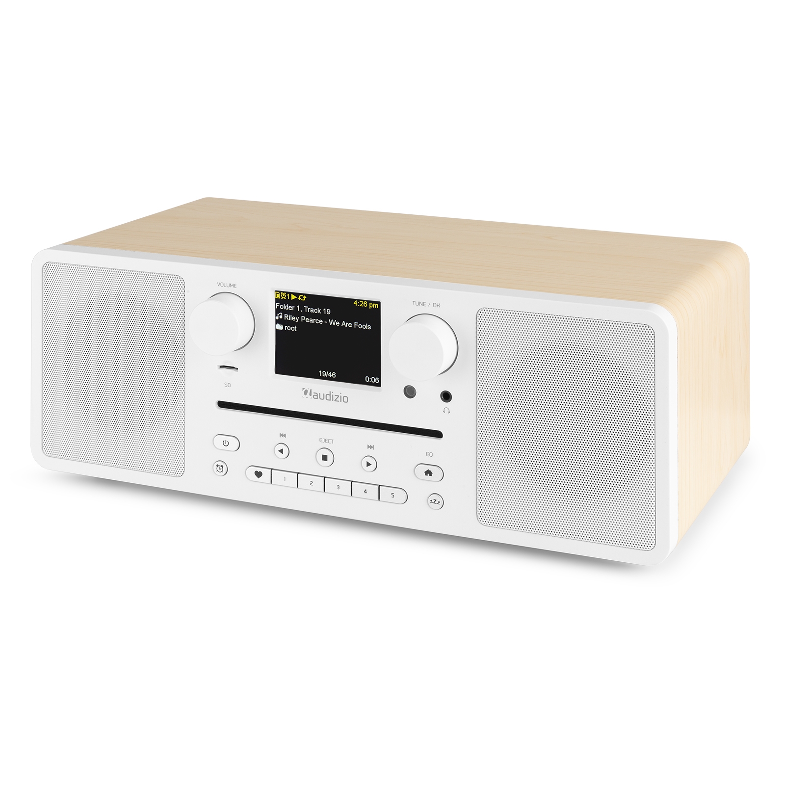 Naples Digital Music System CD/BT/DAB+/Internet White – Audizio