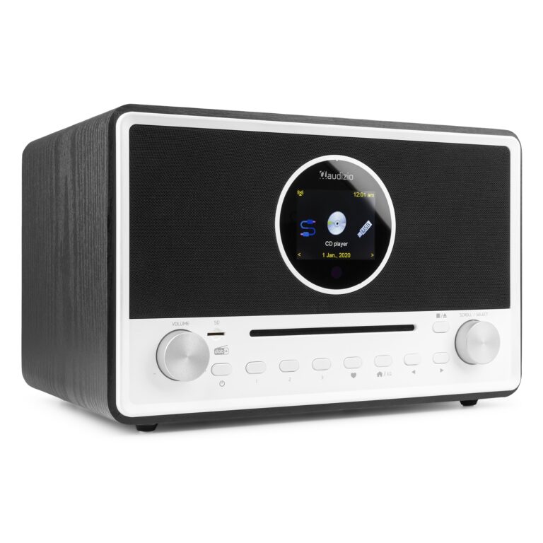 Lucca Internet Radio with DAB+ and CD Player Black – Audizio