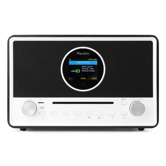 Lucca Internet Radio with DAB+ and CD Player Black – Audizio