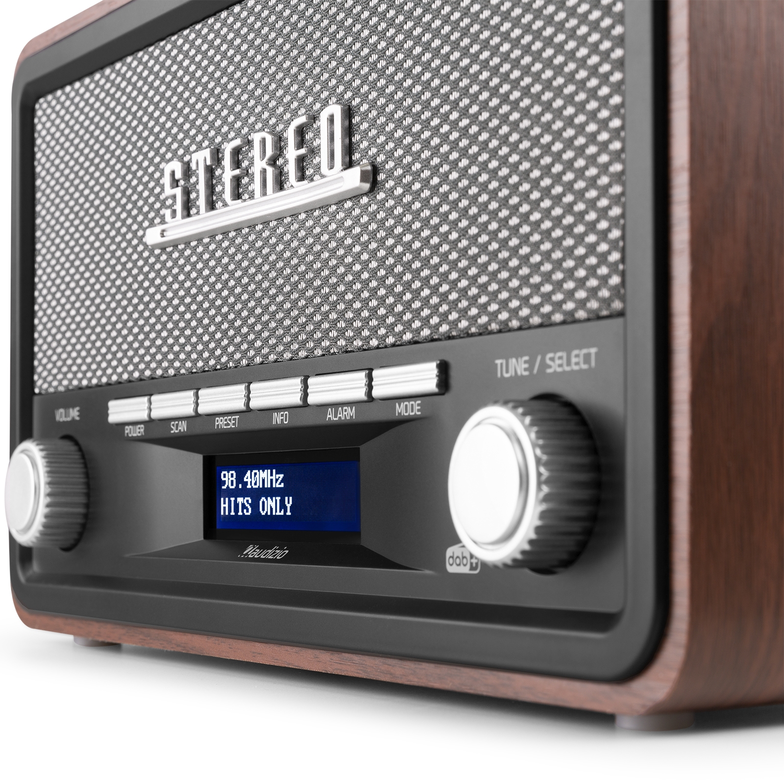 Foggia Retro DAB+ Radio Grey – Audizio