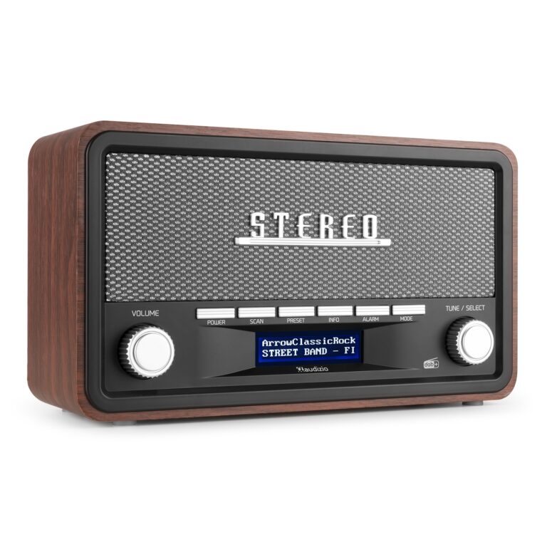Foggia Retro DAB+ Radio Grey – Audizio