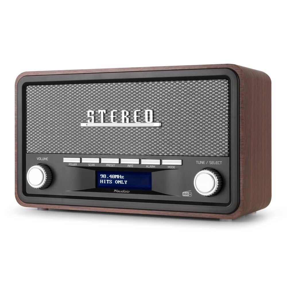 Foggia Retro DAB+ Radio Grey – Audizio