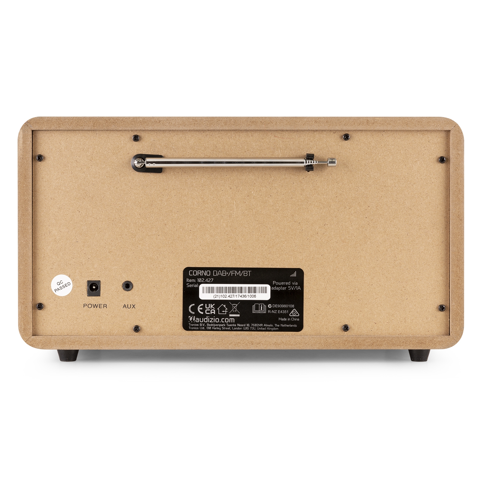 Corno Retro DAB+ Radio Grey – Audizio