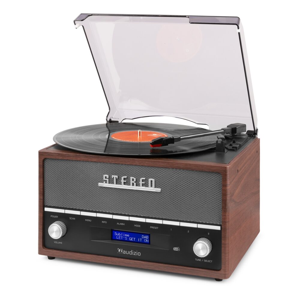 Frisco Retro Record Player DAB+ Radio – Audizio