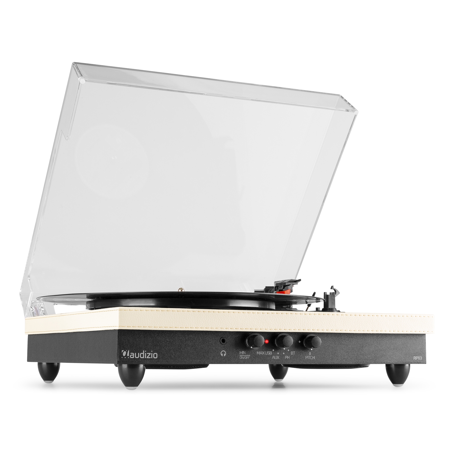 RP113C Record Player with BT in/out Cream – Audizio