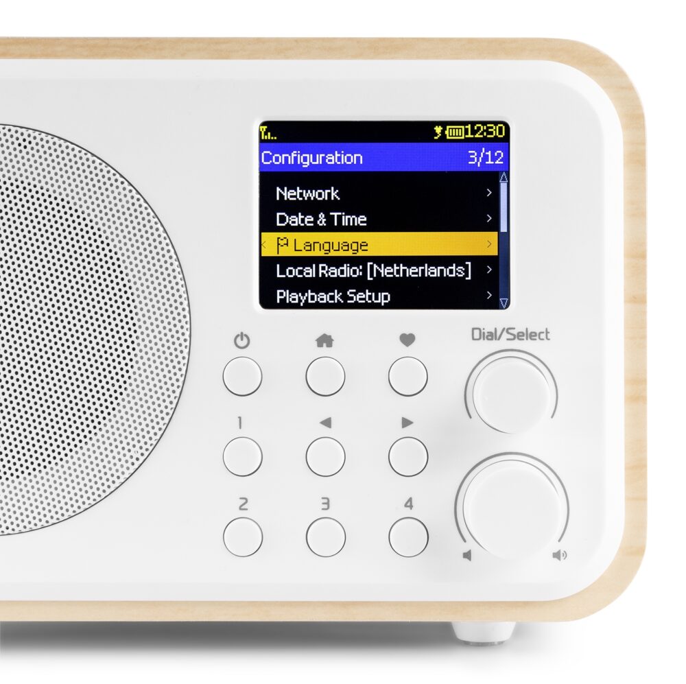 Vicenza WIFI Internet Radio with DAB+ and Battery White – Audizio