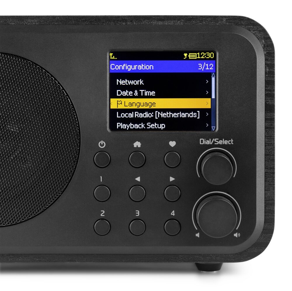 Vicenza WIFI Internet Radio with DAB+ and Battery Black – Audizio