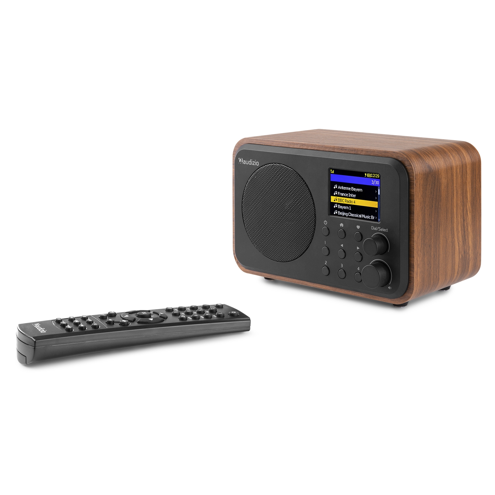 Vicenza WIFI Internet Radio with DAB+ and Battery Wood – Audizio