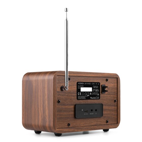 Vicenza WIFI Internet Radio with DAB+ and Battery Wood – Audizio