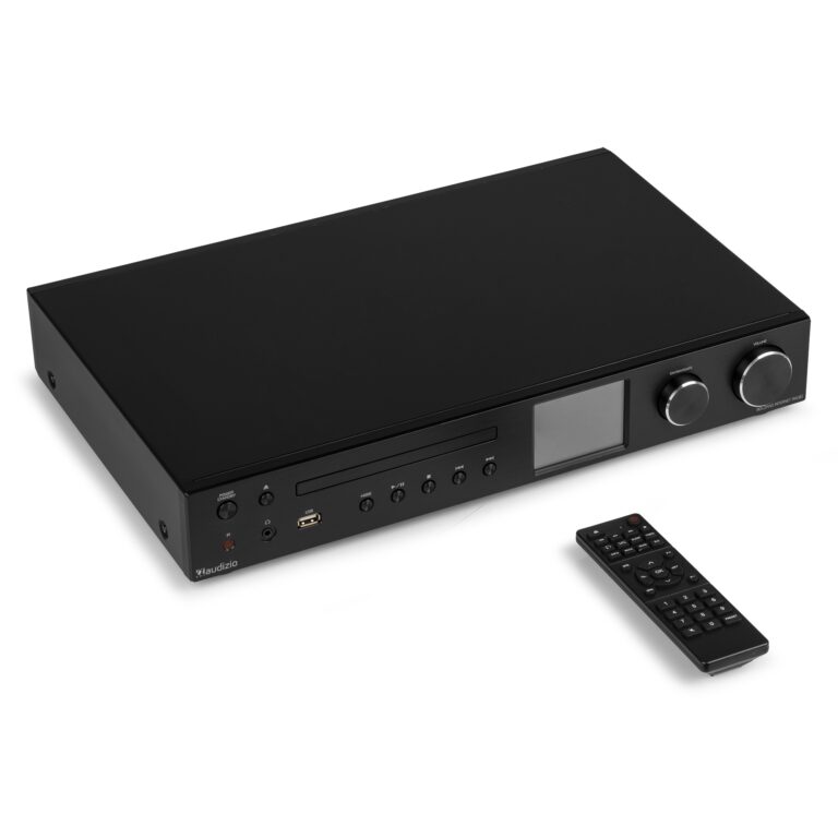 Bolzano Internet Receiver with Amplifier, DAB+ and CD Player Black ...