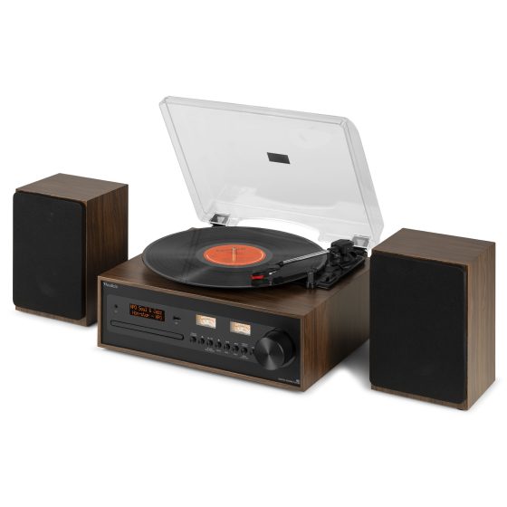 Boston Record Player Set with Speakers – Audizio