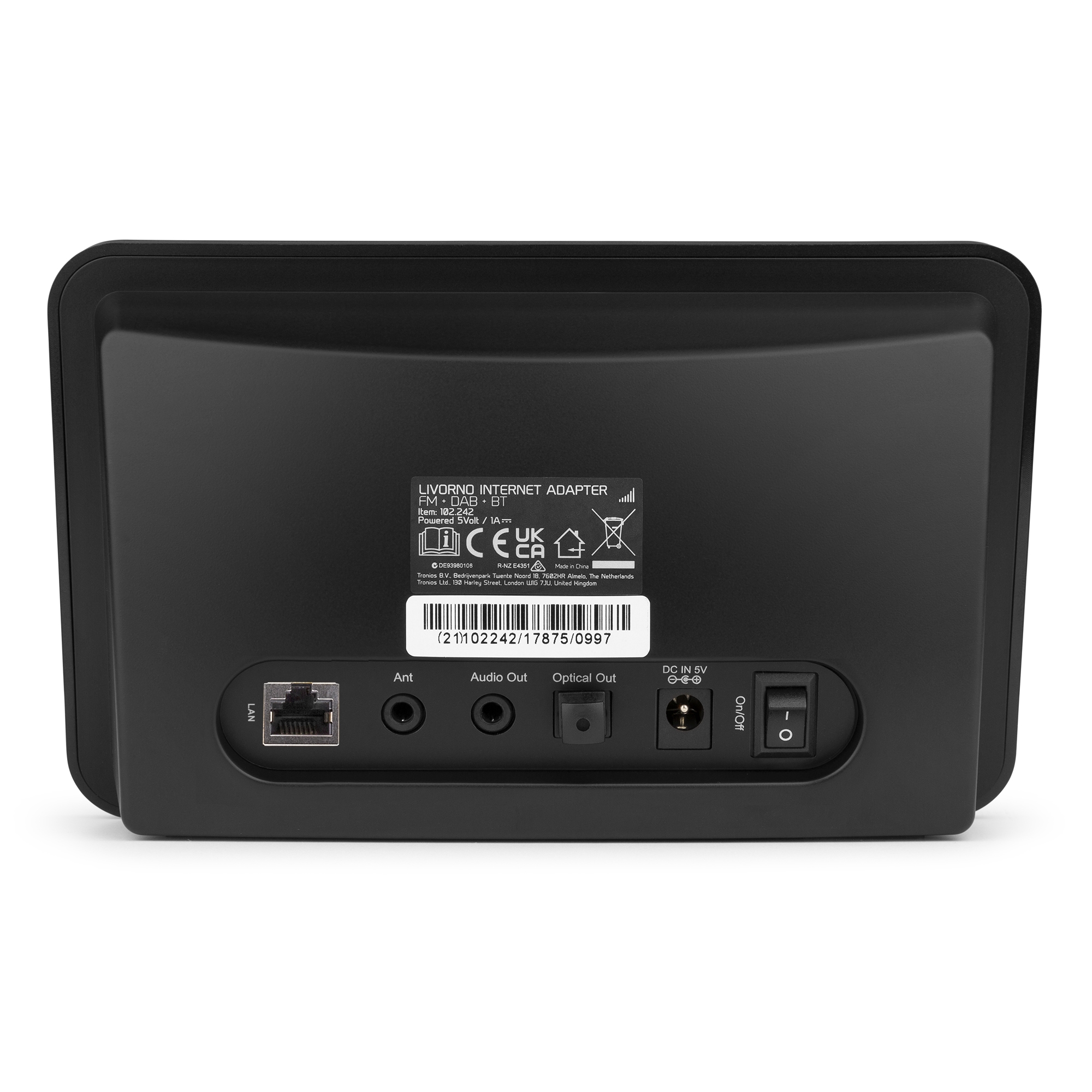 Livorno Internet Radio Adapter with DAB+ and WIFI – Audizio