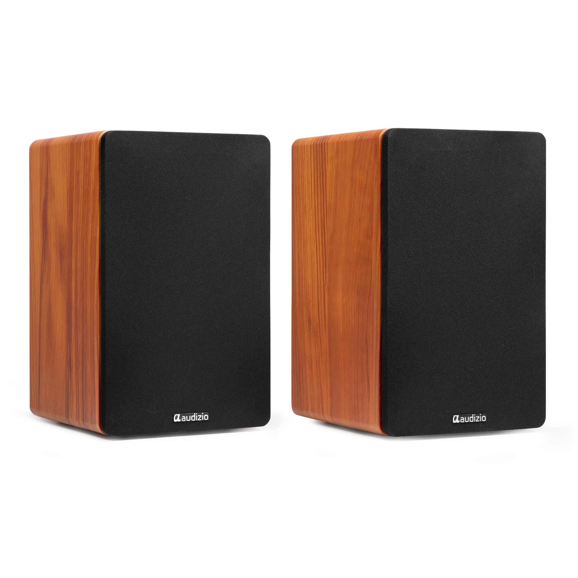 KS01 Active Bookshelf Speaker Set 80W Wood – Audizio