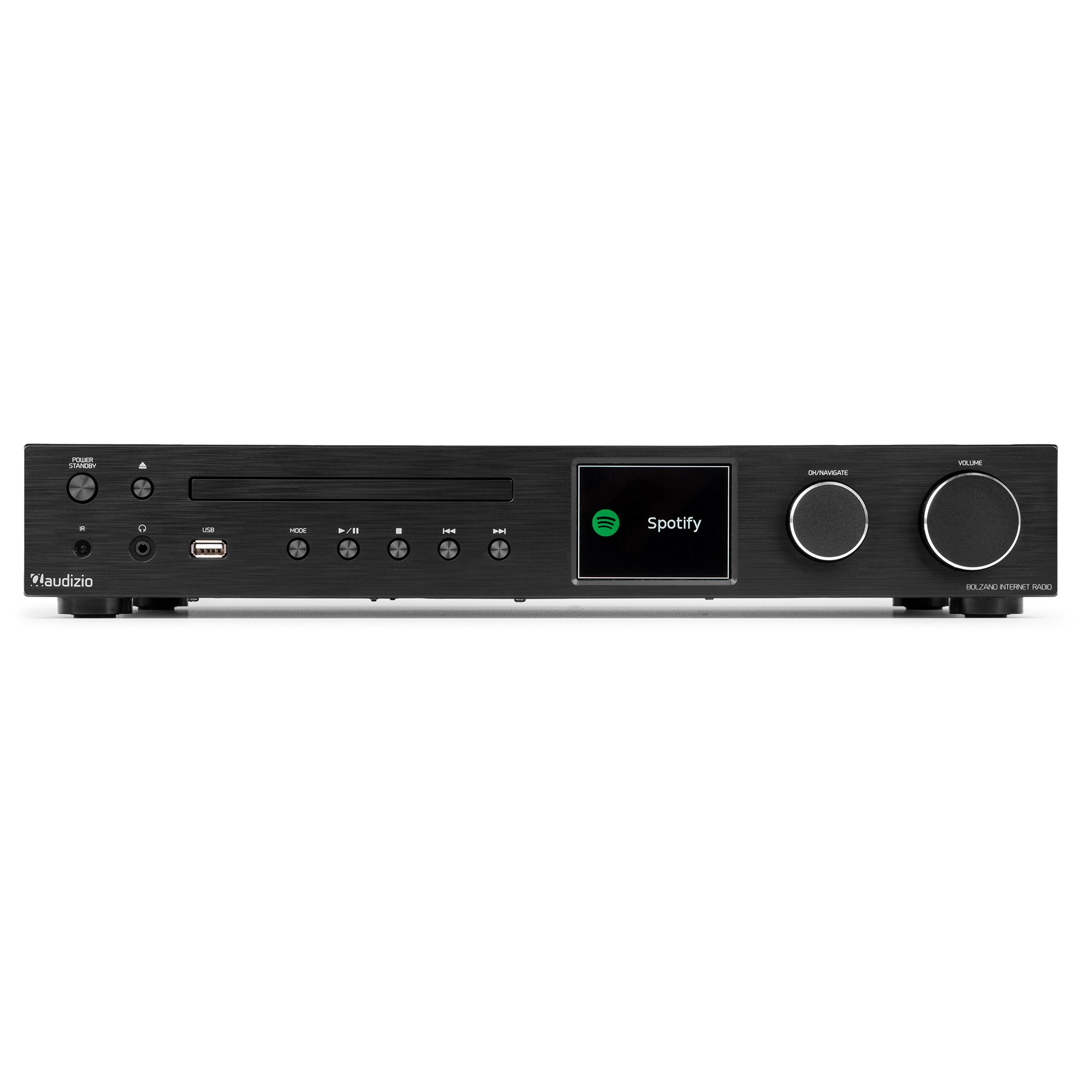 Bolzano Internet Receiver with Amplifier, DAB+ and CD Player Black ...
